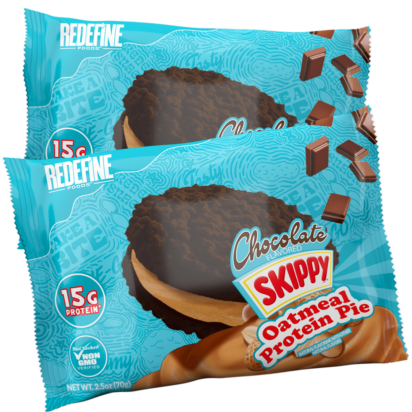 Oatmeal Protein Pie, Skippy Chocolate 2 Count – Redefine Foods
