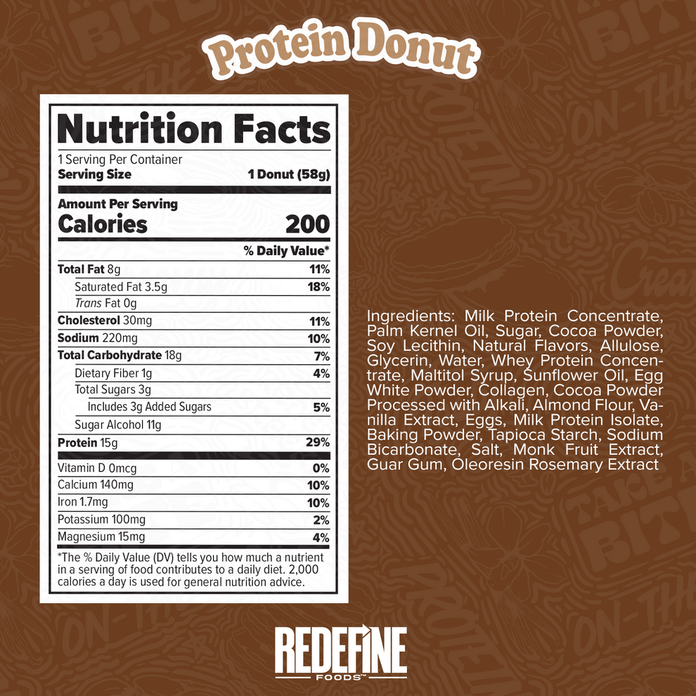 Chocolate Protein Donut – Redefine Foods